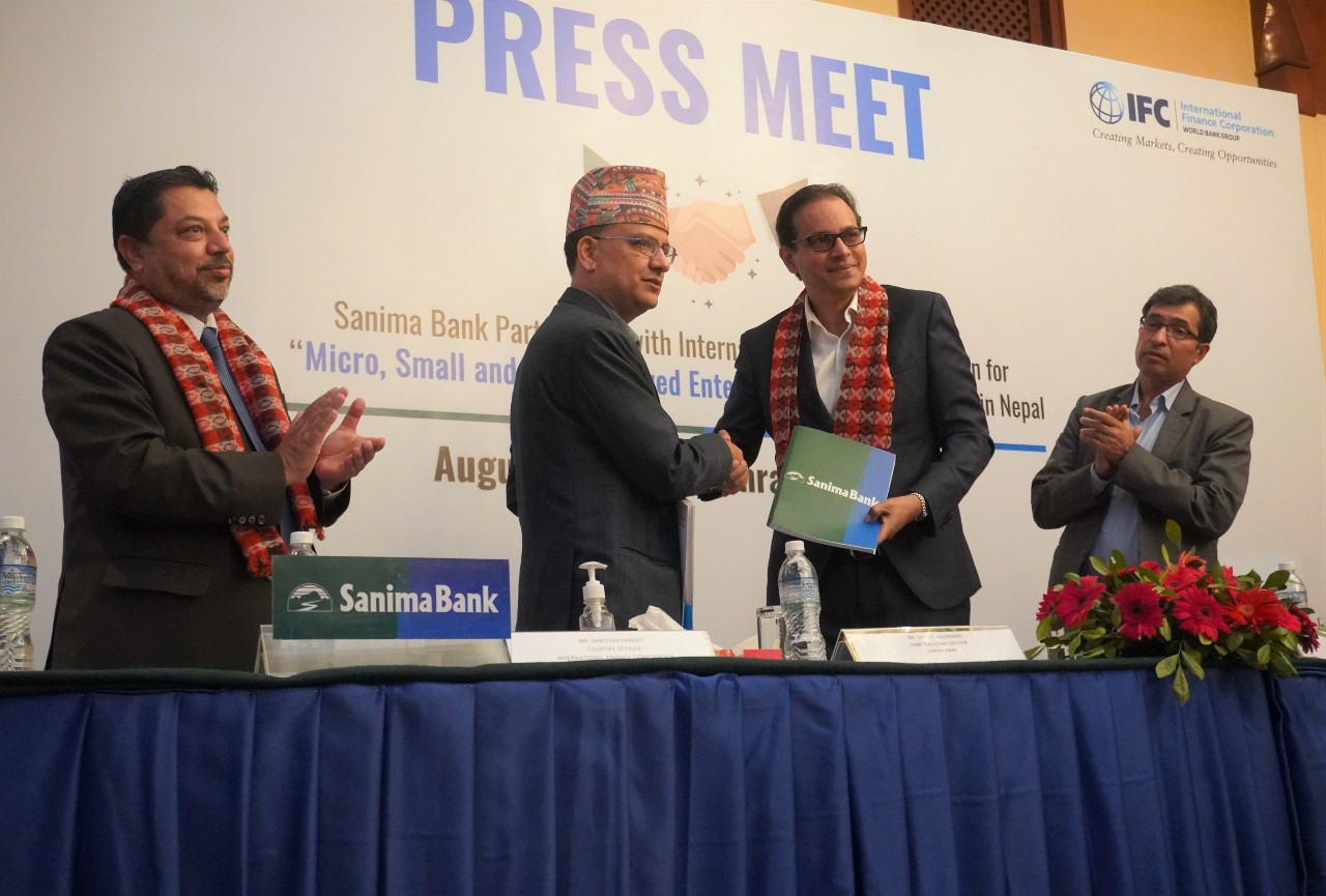 Sanima Bank receives USD 20 million loan for MSMEs from IFC - Nepal ...