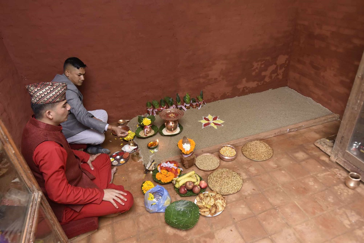 Dashain begins, marking the start of nine days of celebrations (with ...